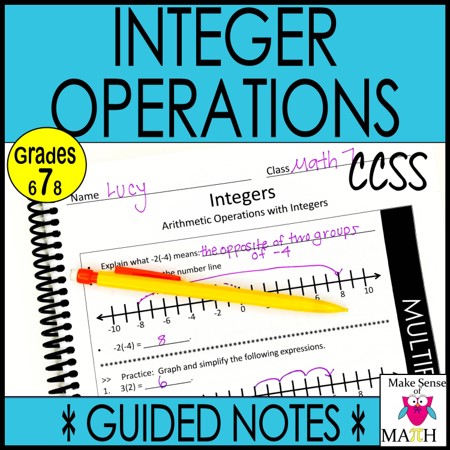Teaching Multiplying and Dividing Integers - Make Sense of Math