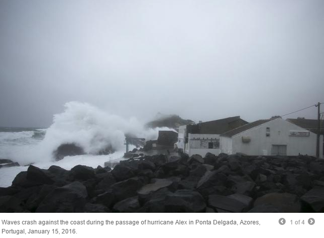 Hurricane Harbor: Azores Weather the Storm. Alex Gone. Damage Reports ...