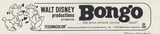 FILMOGRAFIA DISNEY: BONGO
