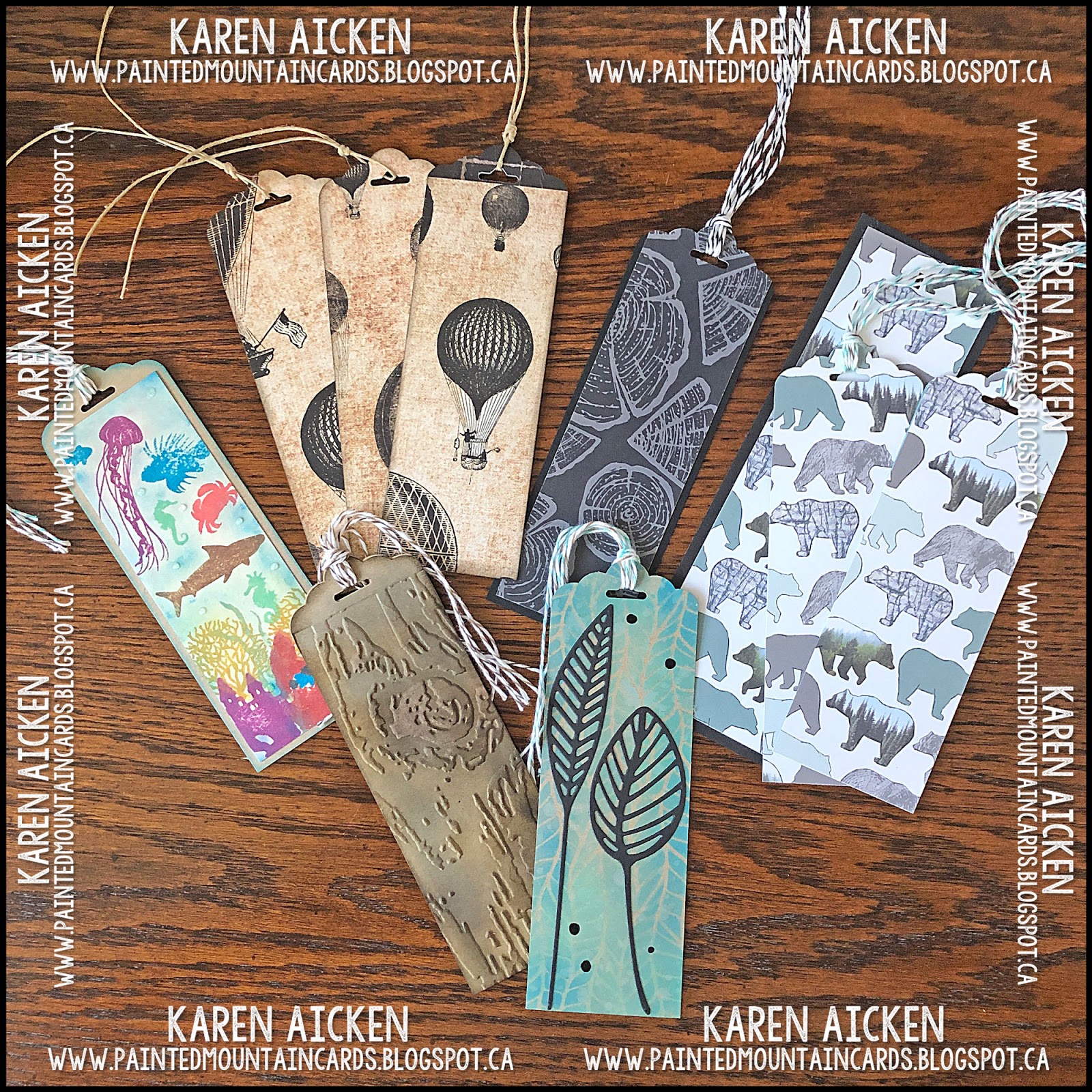 Painted Mountain Cards: Bunch of Bookmarks