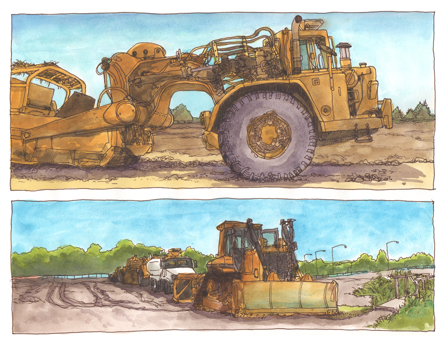 LUDstuff!: SKETCHBOOK: "Earth Movers"