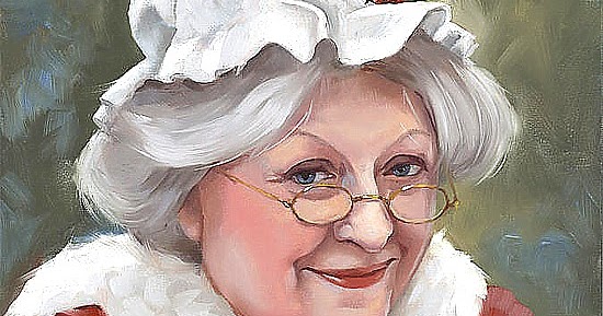 Art Now and Then: Mrs. Santa Claus