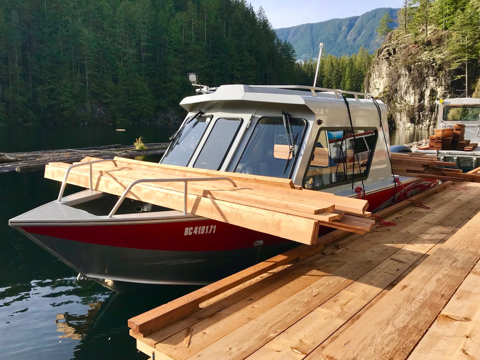 Powell River Books Blog: Float Cabin Deck Replacement Part 2