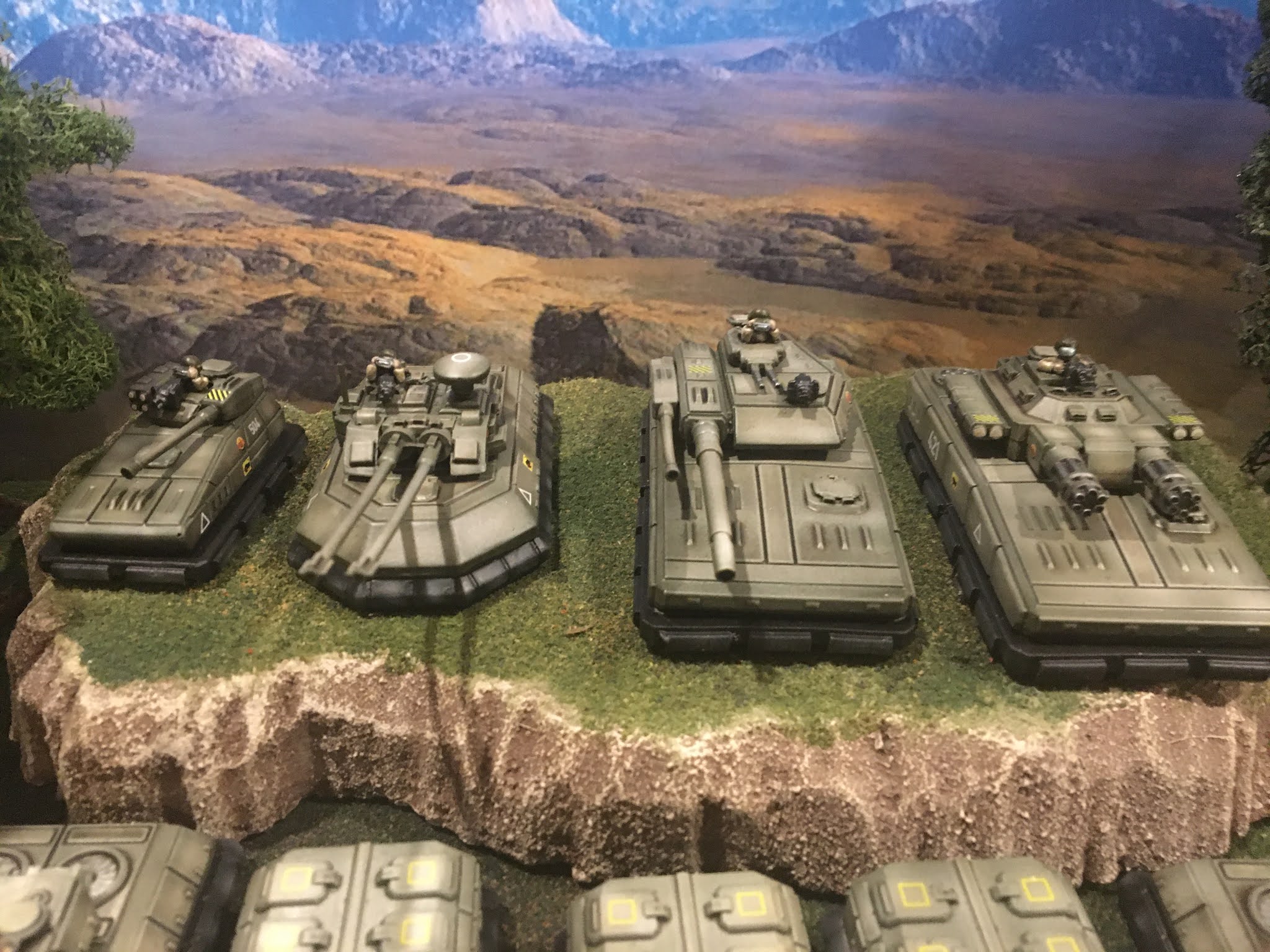 15mm Sci Fi Small Soldiers: 15mm Sci Fi - Brigade Models Hover Vehicles