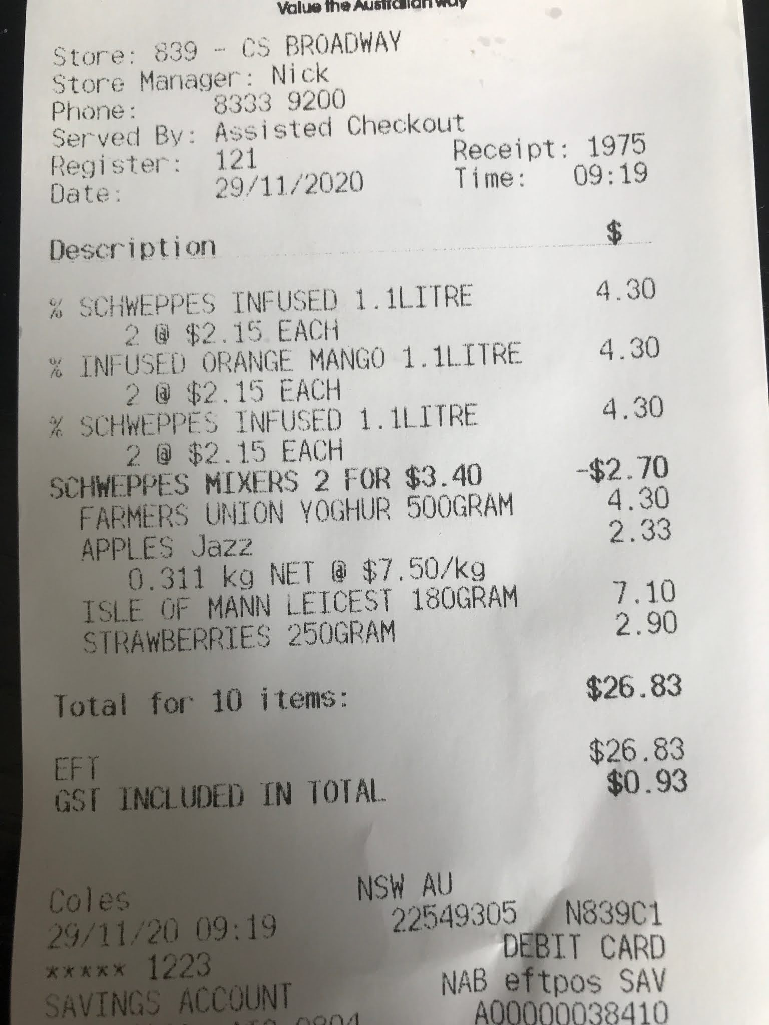 Happy Antipodean: Grocery shopping list for November 2020