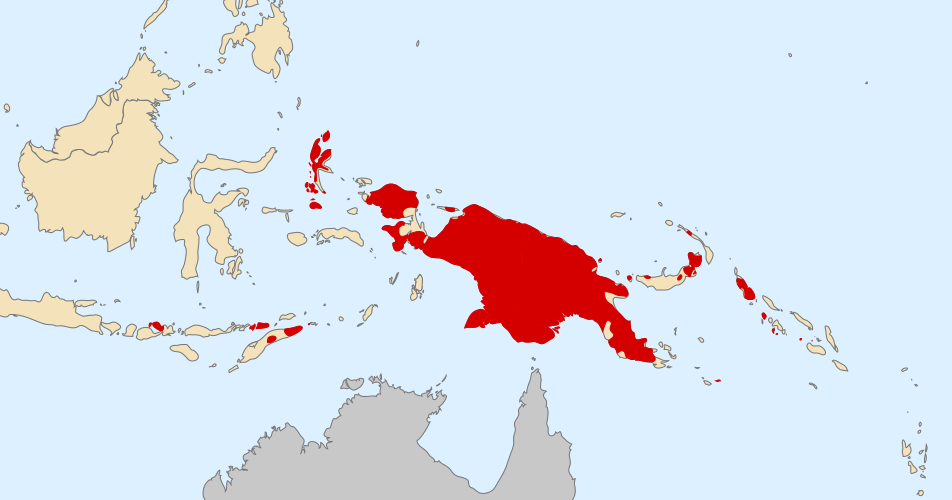 THE POLYNESIAN TIMES: PAPUA NEW GUINEA / AUSTRONESIA / MAP: Papuans and ...
