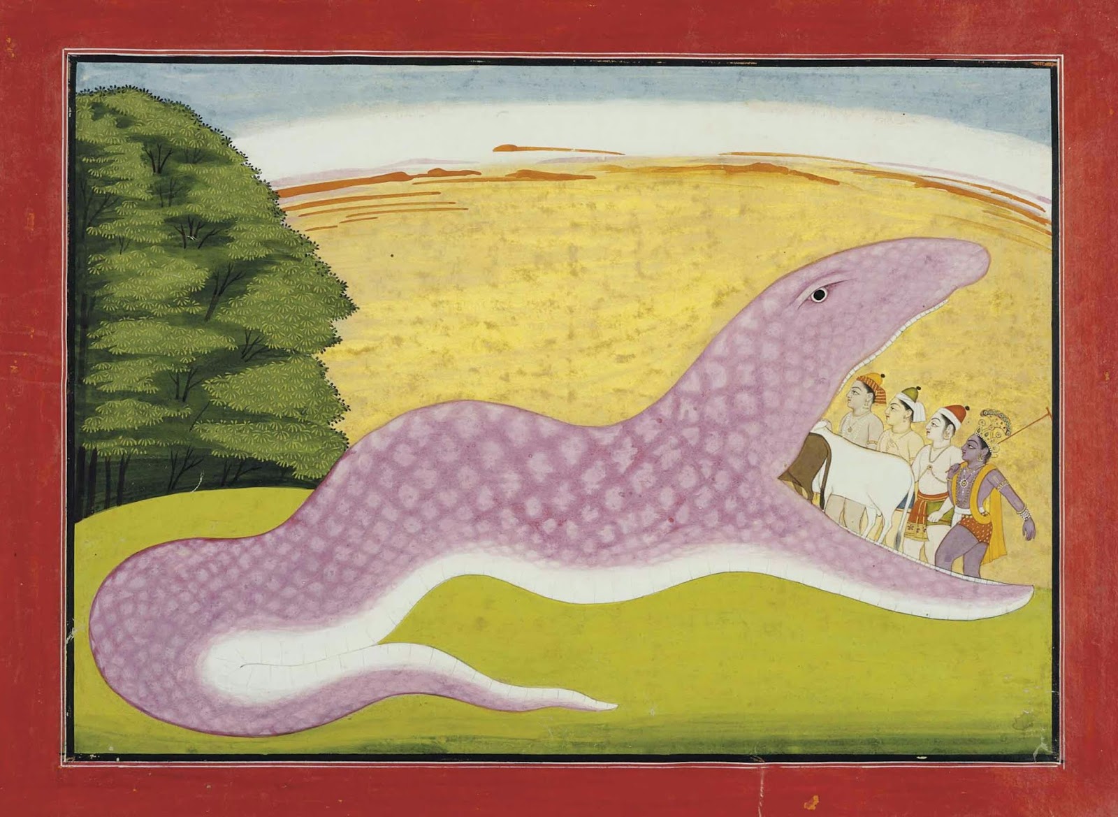 Atelier of india: Fattu and His large Guler Basohli Bhagavata purana