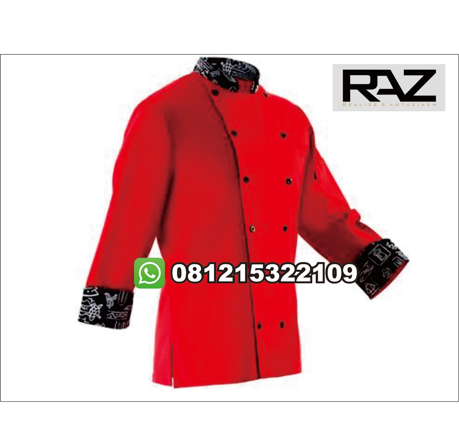 Pembuatan seragam hotel dan cafe baju kichen-baju koki-chef jacket ...