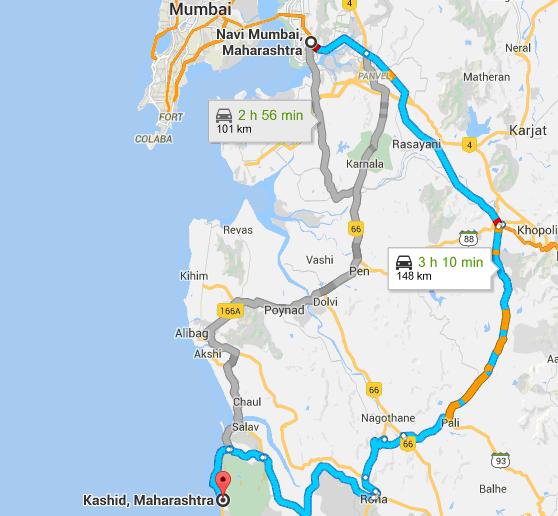 Beginners Guide Car ROAD TRIP to Konkan(Kashid & Diveagar Beach ...