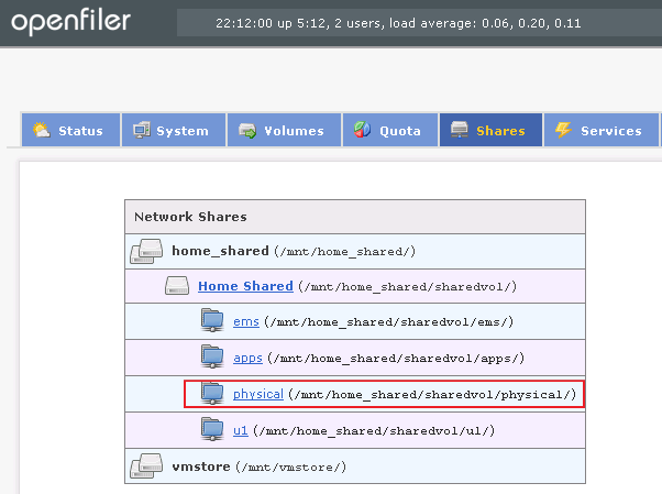 The Laboratory Hack Export Existing Volume On A Physical Drive Via Openfiler VM The Laboratory Hack Export Existing Volume On A Physical Drive Via Openfiler VM