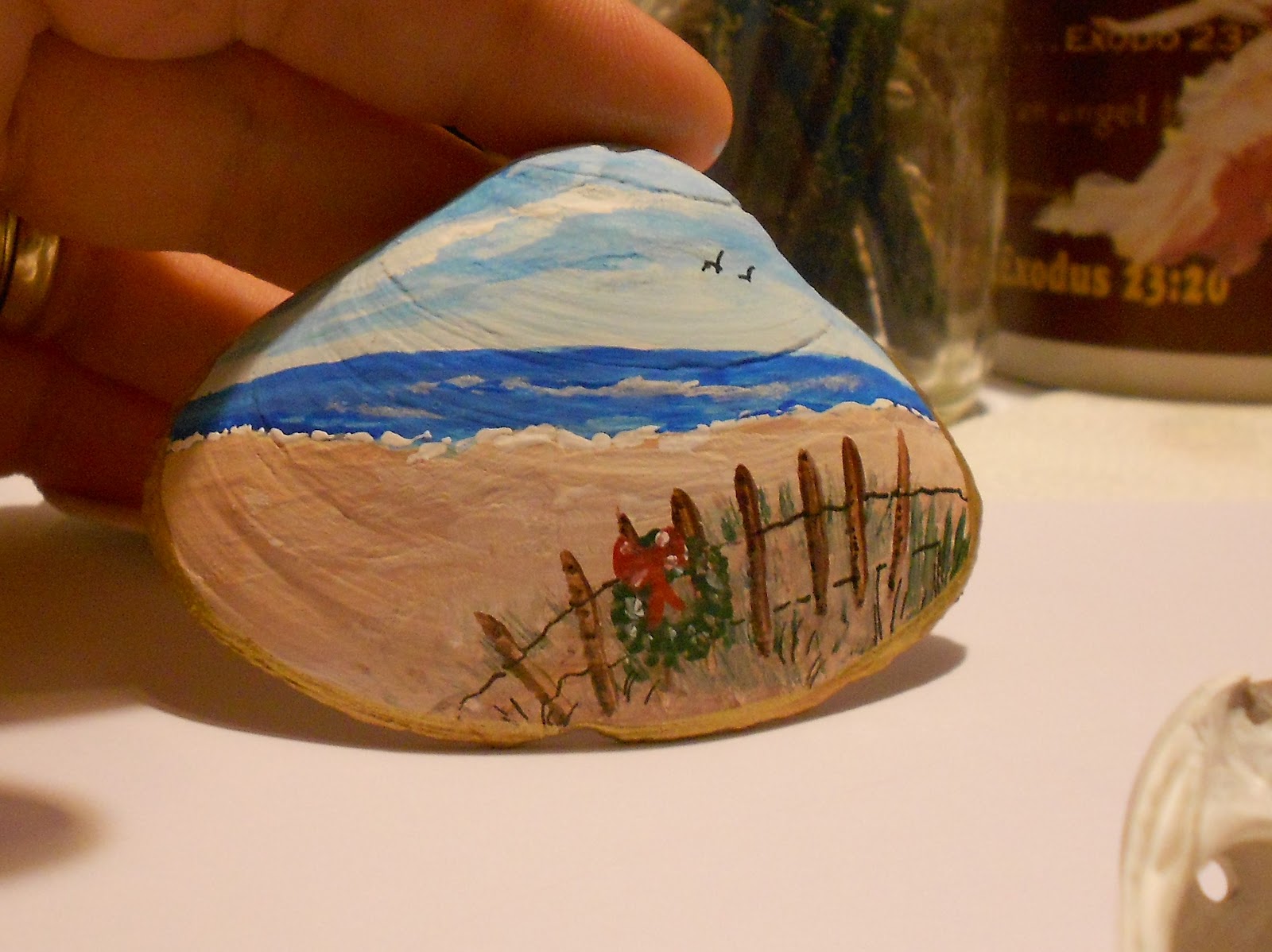 1022 Sea Shell Ave: The Process of Hand Painting Sea Shells