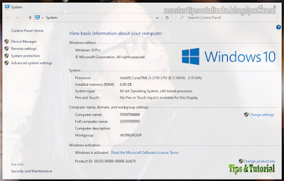 Cara Membuka System Properties di Control Panel Windows 10/11 ...