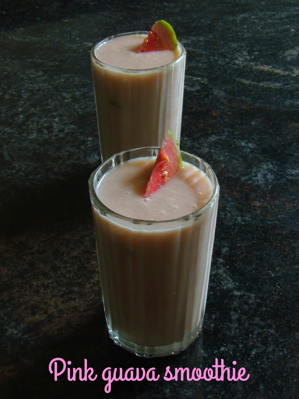 Priya's Versatile Recipes: Pink Guava Smoothie