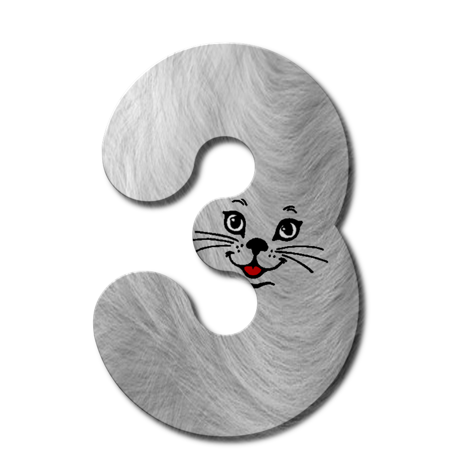 M. Michielin Alphabets: WHITE CAT, KITTEN ALPHABET LETTER, NUMBER PNG ...