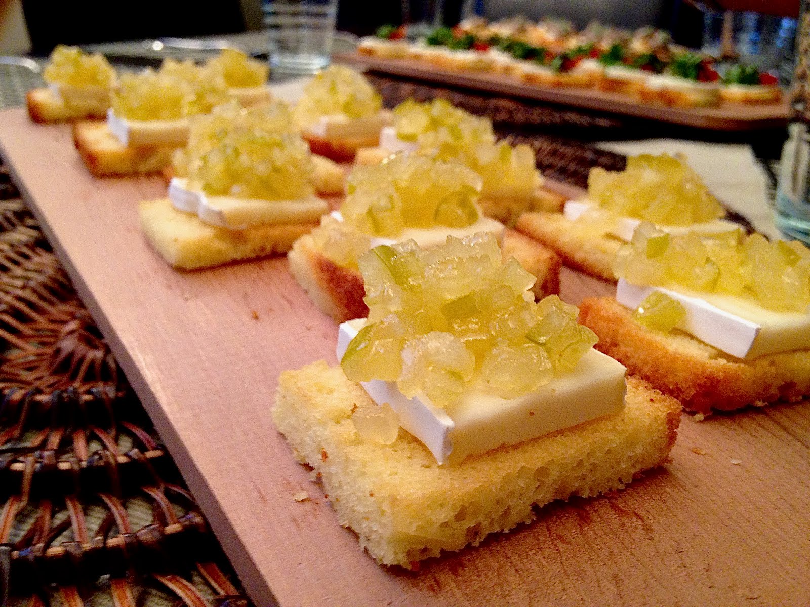 "The eyes eat first."