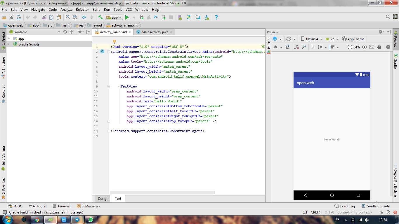 Cara Membuat Project Melalui Android Studio
