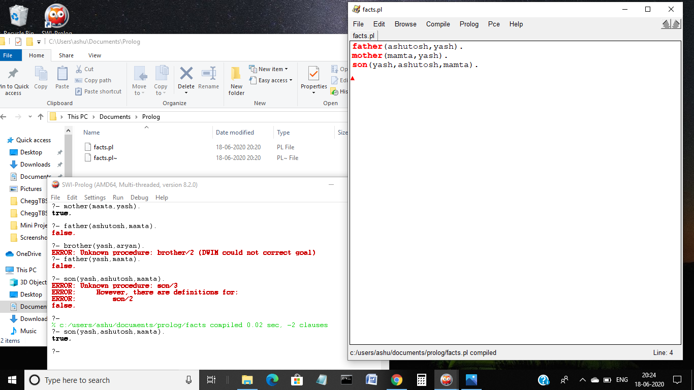 Codelybrary: A simple Prolog program: facts.pl Codelybrary: A simple Prolog program: facts.pl