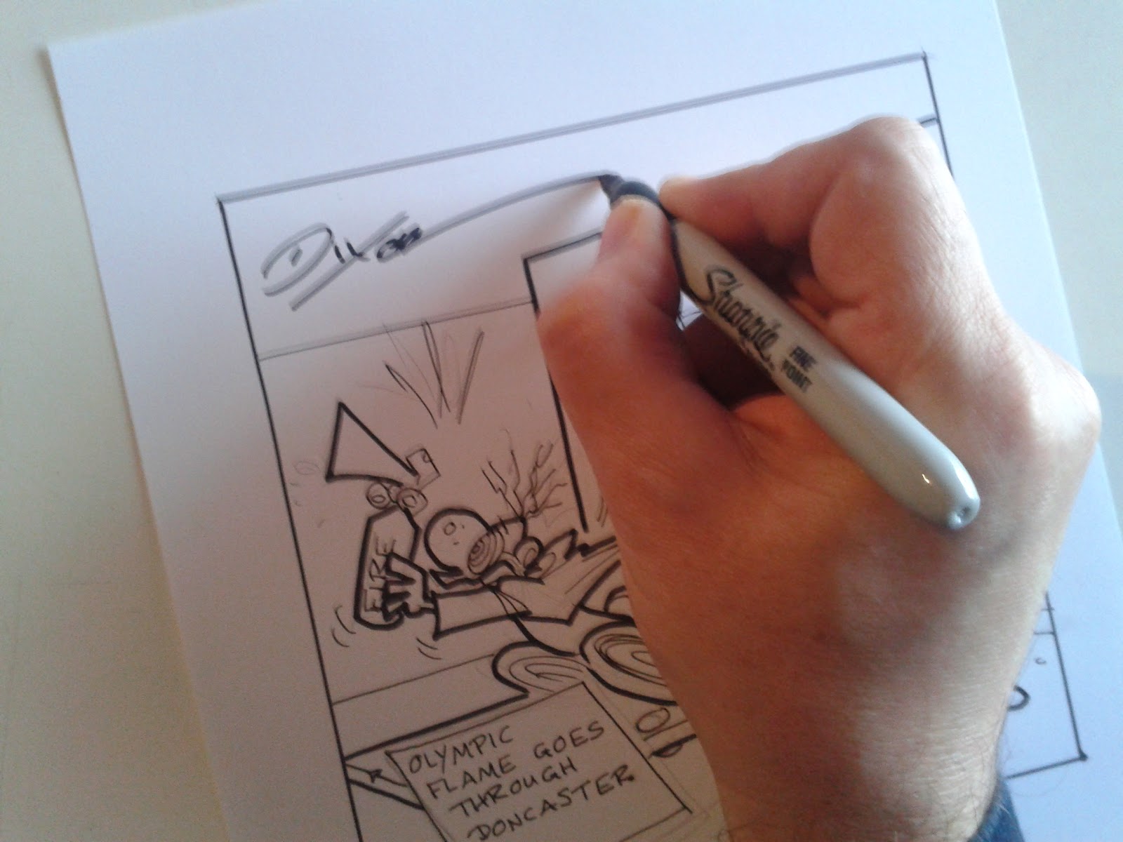 Cartoonist Diary: How to Draw an Editorial Cartoon---Part 1