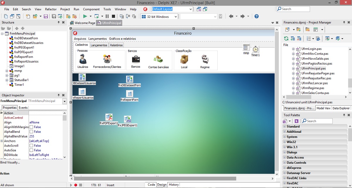 Código Fontes Em Delphi Xe7 Do Sistema Financeiro Firebird 25 Click Delphi