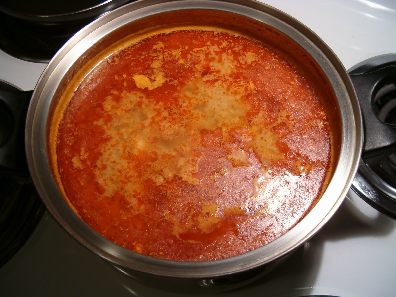 Hungarian fish goulash