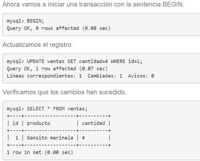 Yoly's Blog: (pasos en mysql) rollback,commit,begin......