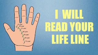 Palmistry Life Line Death & Age | Short & Long Life Line | Double Life ...