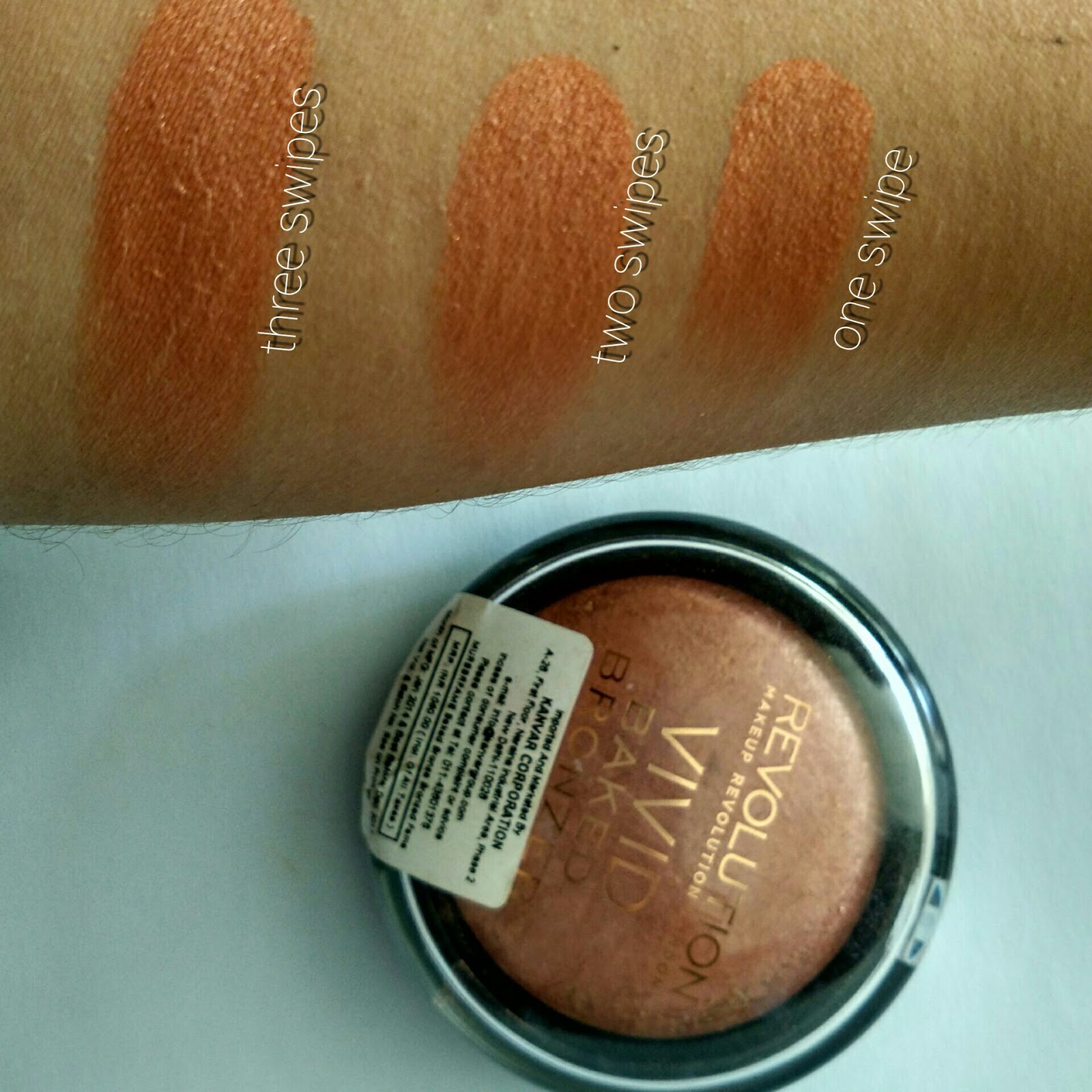 MakeupwithKaur: Makeup Revolution London Vivid baked bronzer : Review ...