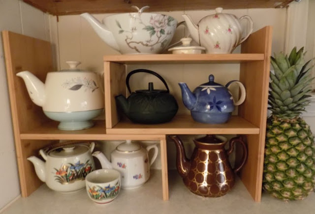 The Quiet Life: Finally completed my tea display accouterments