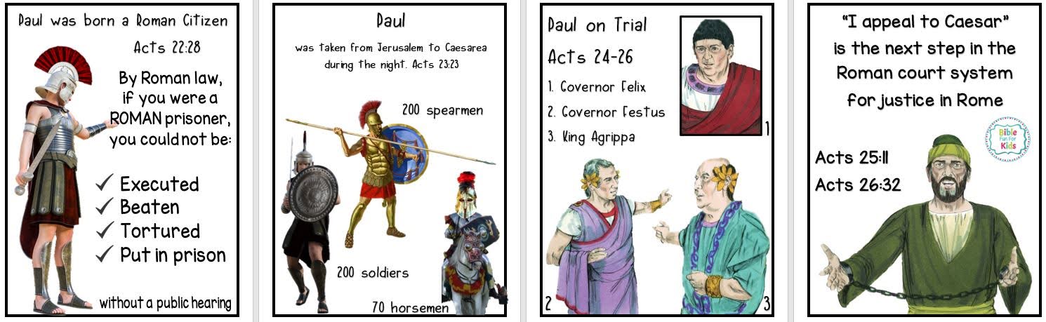Paul Before Felix and Festus | Bible Fun For Kids