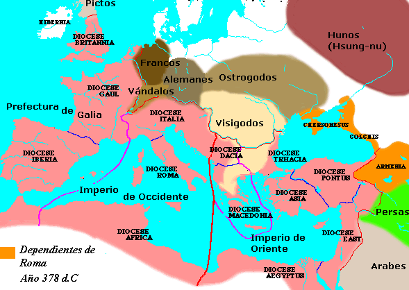 Alemania entre bastidores: Invasiones bárbaras - Godos. Visigodos