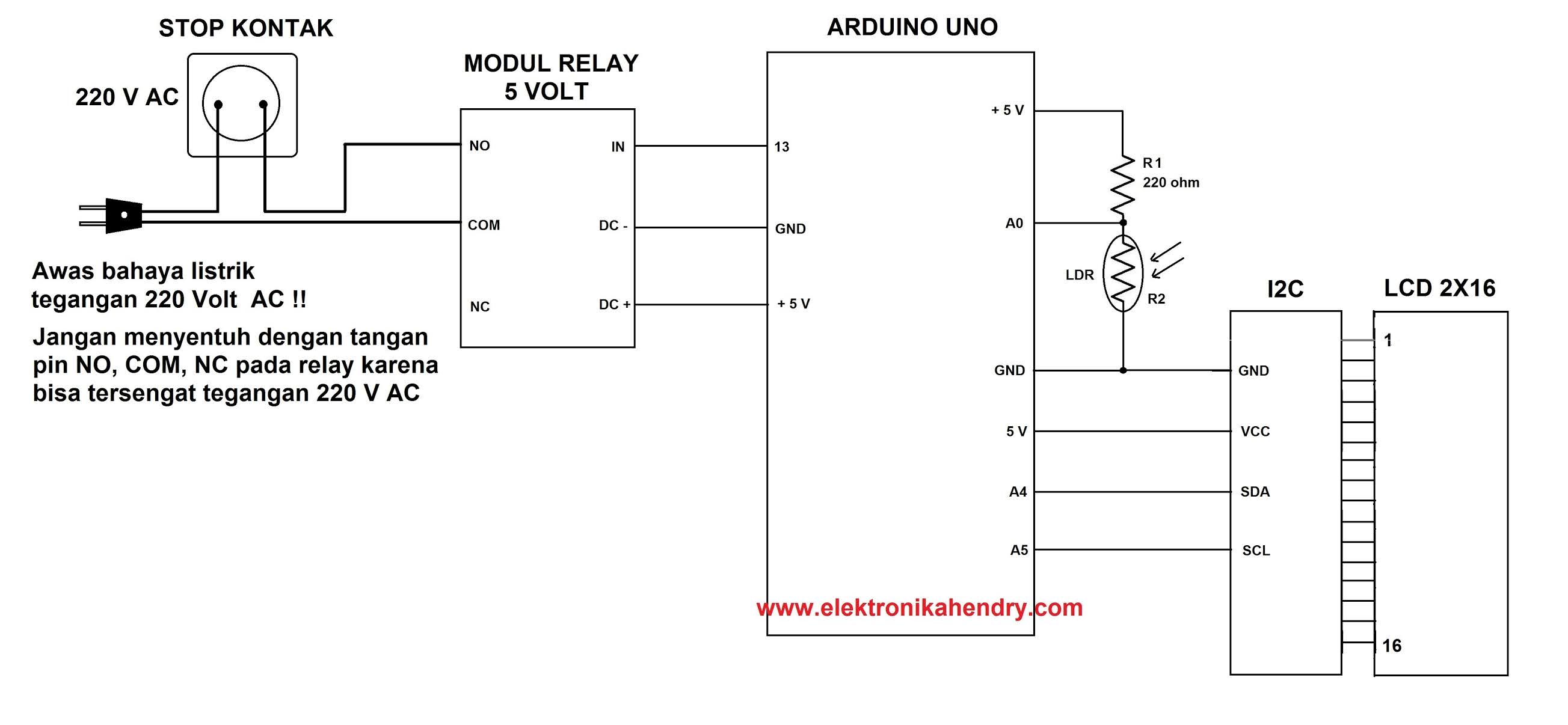 Arduino Part 16. Tiga macam praktik ujicoba Sensor Cahaya - LDR ...