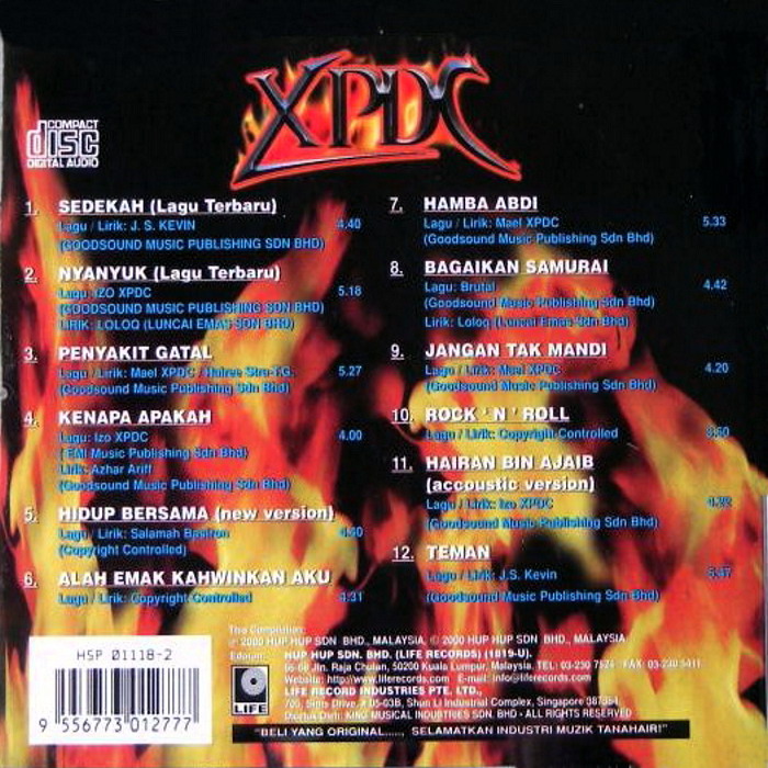 XPDC - Album Cover Dan Track List - Kang Mas SEO