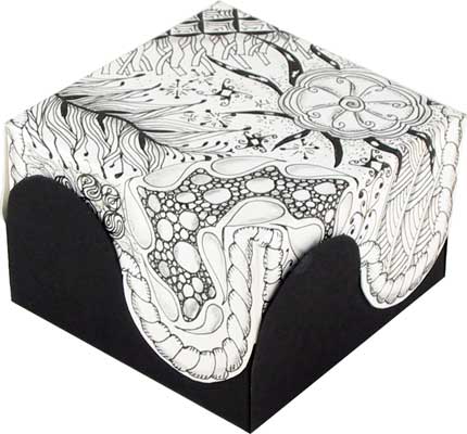 Life at Stamping Details: Zentangle Inspired Art (ZIA) – Scallop Box ...