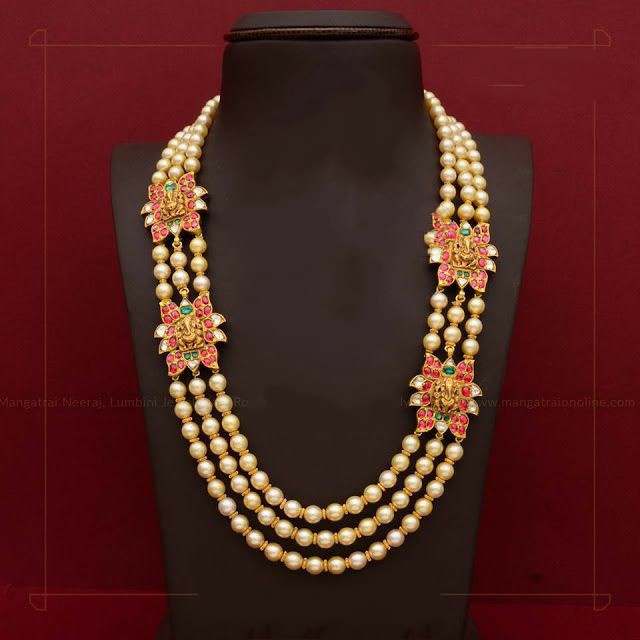 Fancy beads necklace