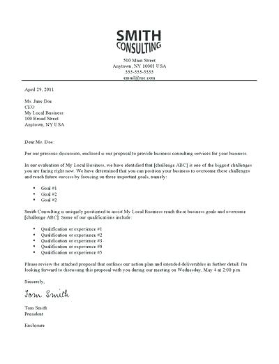 Formal Business Letter Format With Enclosure - Formal Letter