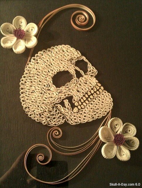 Quilled Skull