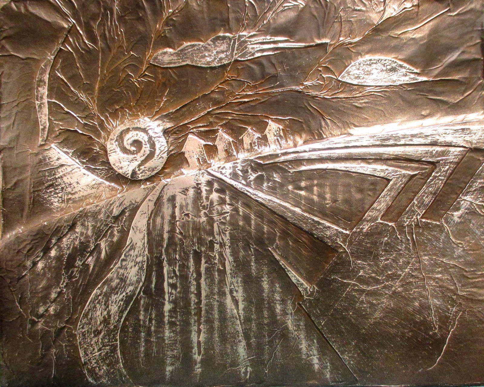 The IB Art Studio: Low Relief with Foil