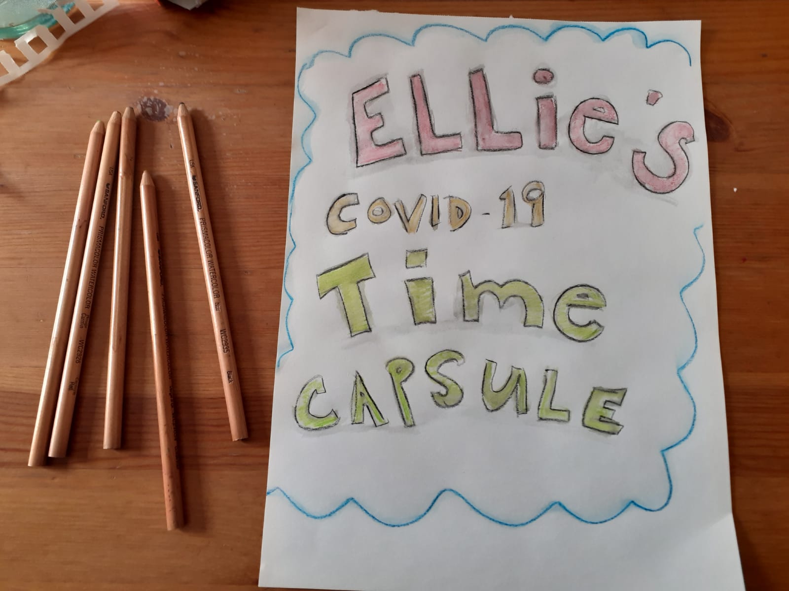 English at home with "Europa School": Time Capsule: Cover Page