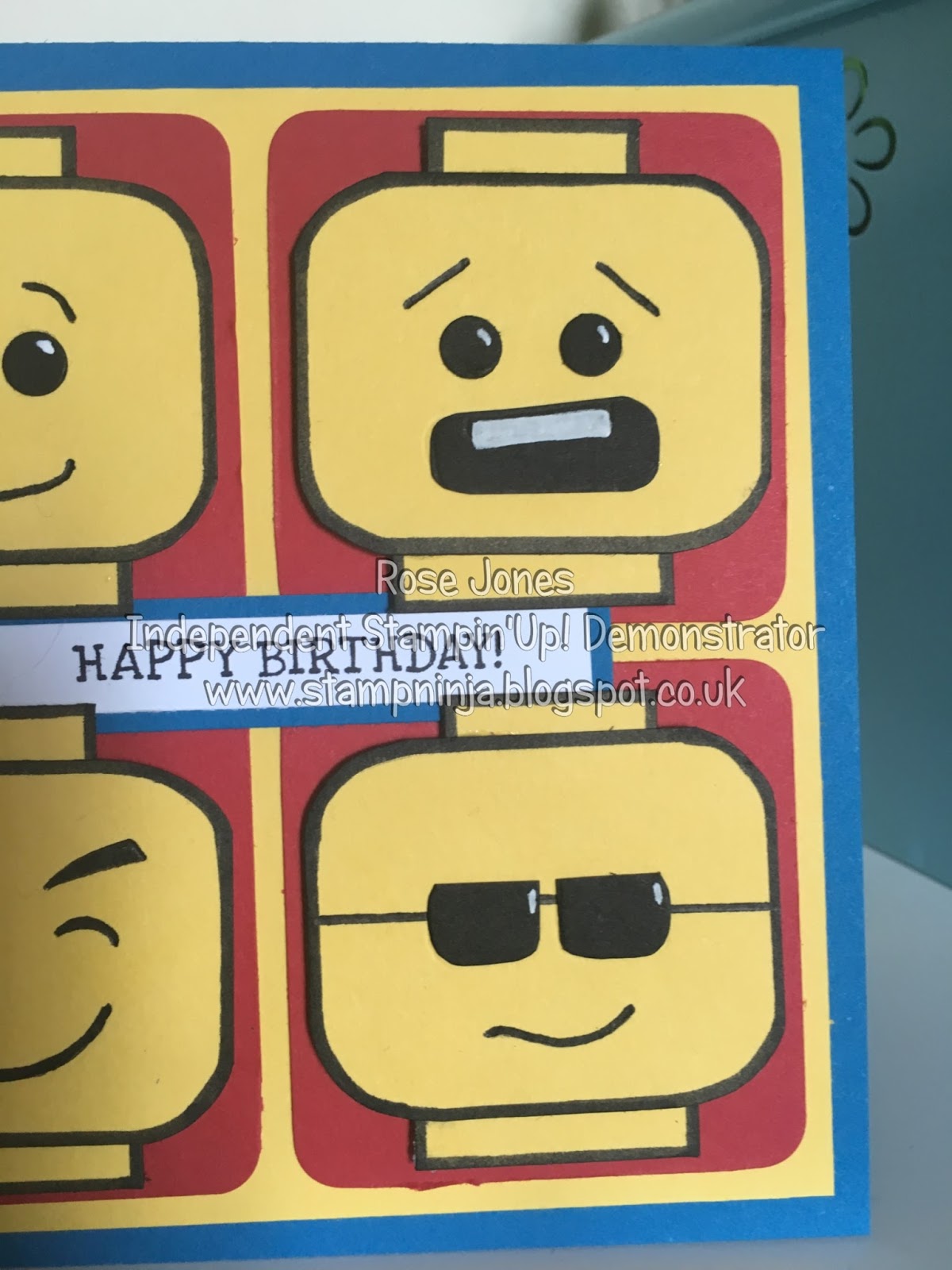 Stamp Ninja: Love Punch Art Day 2 Lego Birthday