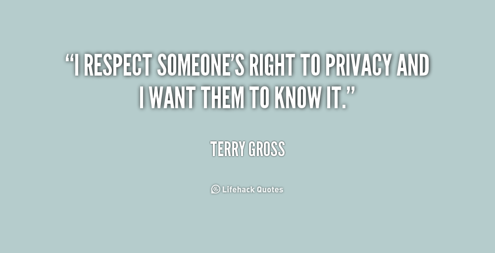 Blog of Epicness: Respecting Other’s Rights To Privacy