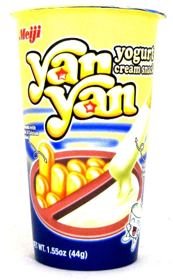 CFK - Asian Snacks & Street Food: Meiji Yan Yan Yoghurt Cream Snack Review!
