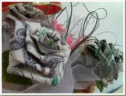 origami bunga guna duit... =) | Bila jemariku menari