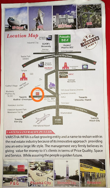 HMDA and DTCP Layout venture Open Plots available with Us: Saffron ...