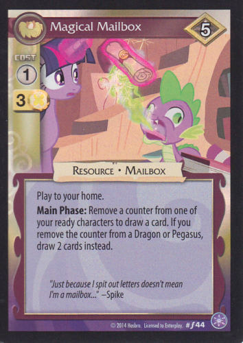 My Little Pony Magical Mailbox The Crystal Games CCG Card | MLP Merch