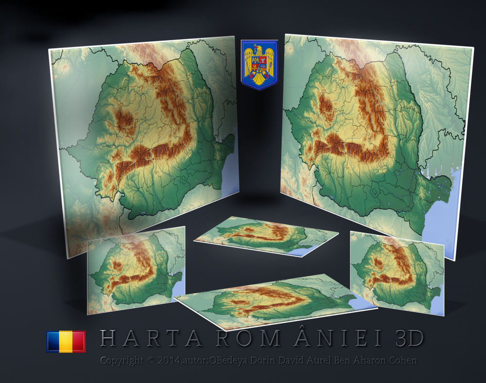 Harta României Grafică 3D Online - Blogger Buzz: Harta României ...