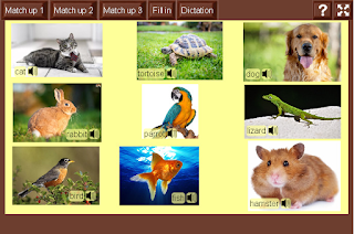 Fuentes' English Corner : Animals _ Vocabulary Games