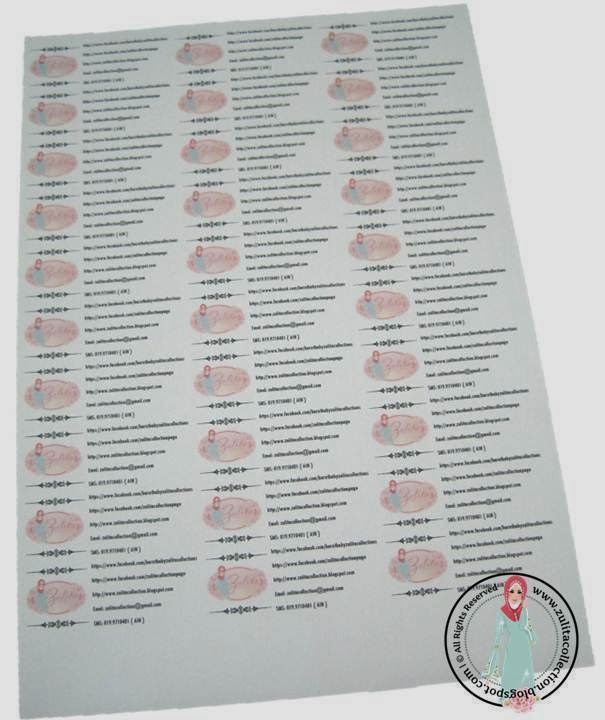 ZC: Kertas Sticker Saiz A4