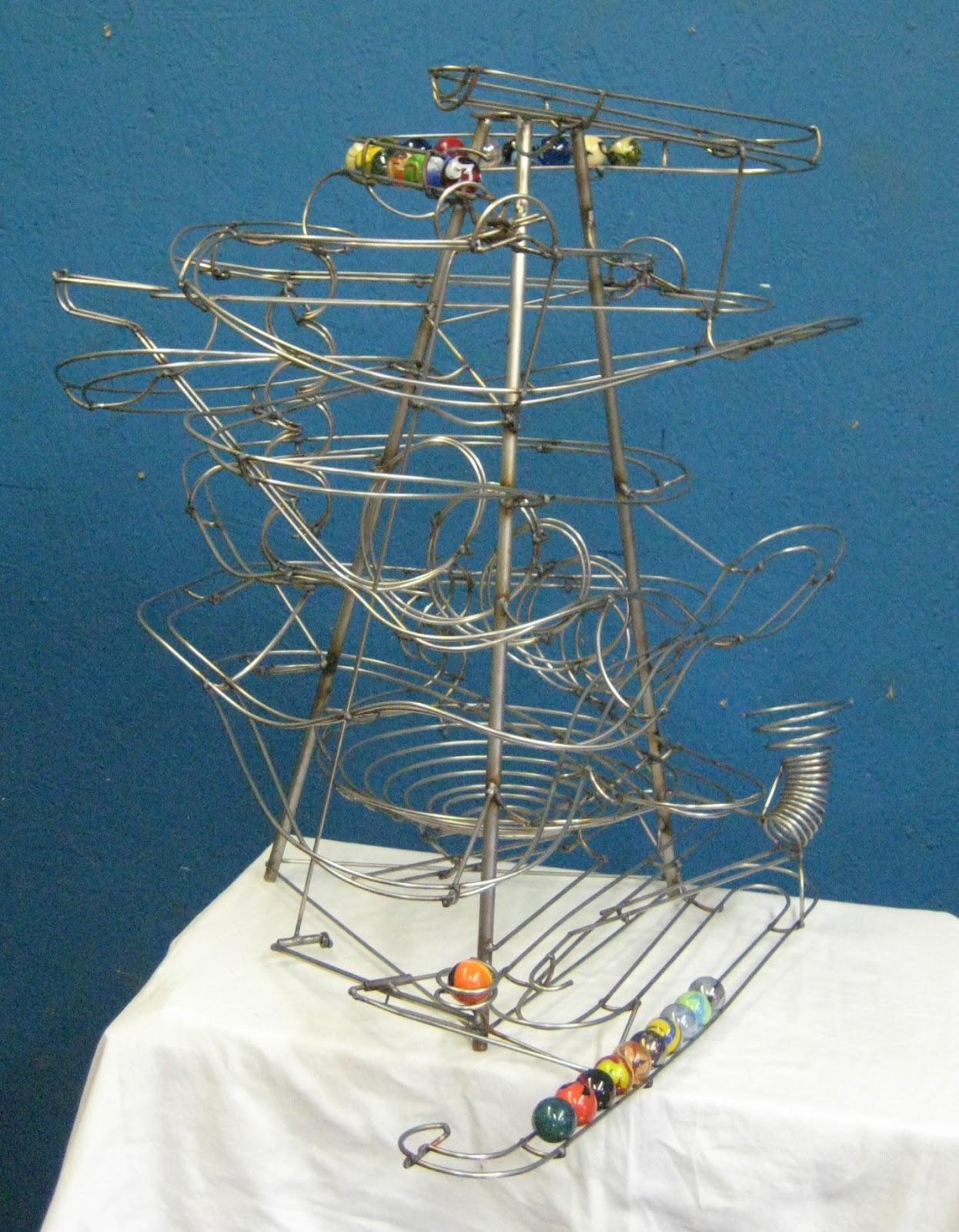 Building Rolling Ball Sculpture - M Gaulden