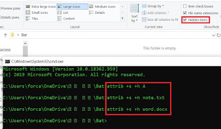 Batch Programming Lesson 05 - Hide Folders and Files | ElaKiri