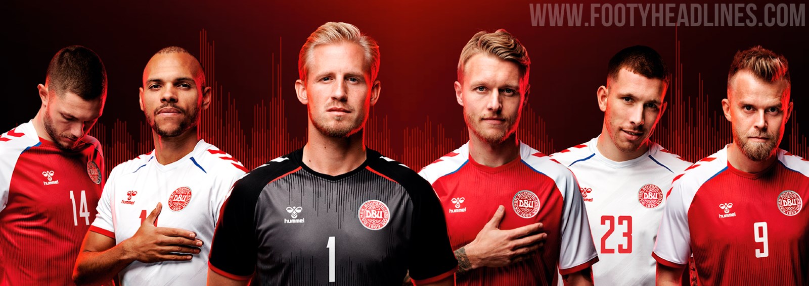 Denmark Euro 2020 Home, Away & Goalkeeper Kits Released - Footy Headlines
